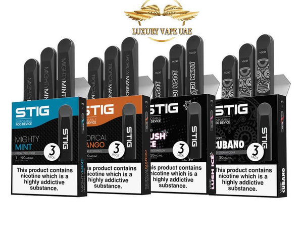 Vgod Stig MANGO BOMB ICE Disposable VAPE IN UAE – Luxury Smoke AE