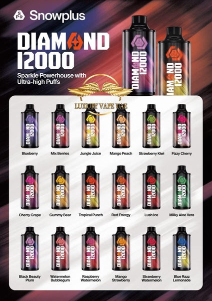 SNOWPLUS Diamond 12000 PUFFS – Luxury Smoke AE