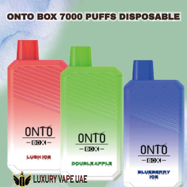 BUY ONTO BOX 7000 PUFFS DISPOSABLE VAPE IN DUBAI – Luxury Smoke AE