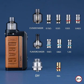 VOOPOO DRAG MAX 177W TC KIT WITH PNP TANK – Luxury Smoke AE